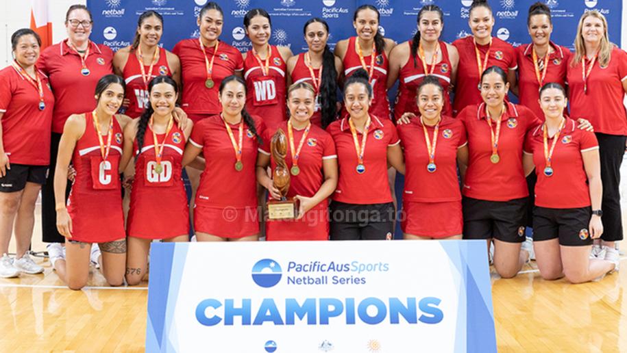 Undefeated Tala claims third PacificAus Netball series title | Matangi Tonga